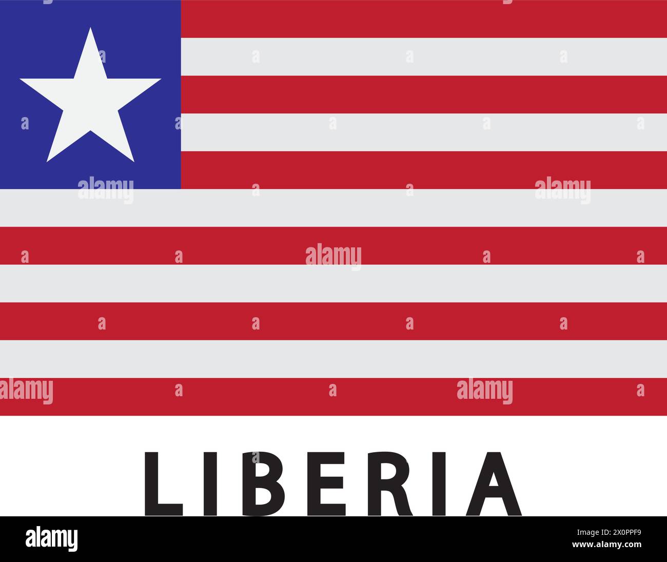 Liberian flag vector illustration symbol design Stock Vector Image & Art - Alamy