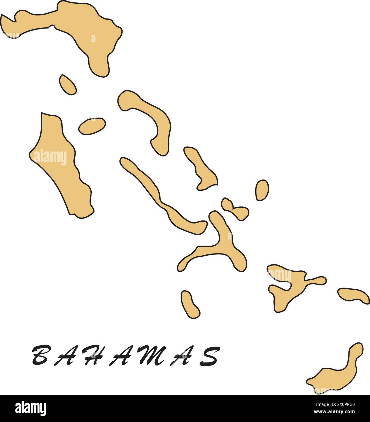 Bahamas Map Vector Illustration Symbol Design Stock Vector Image And Art