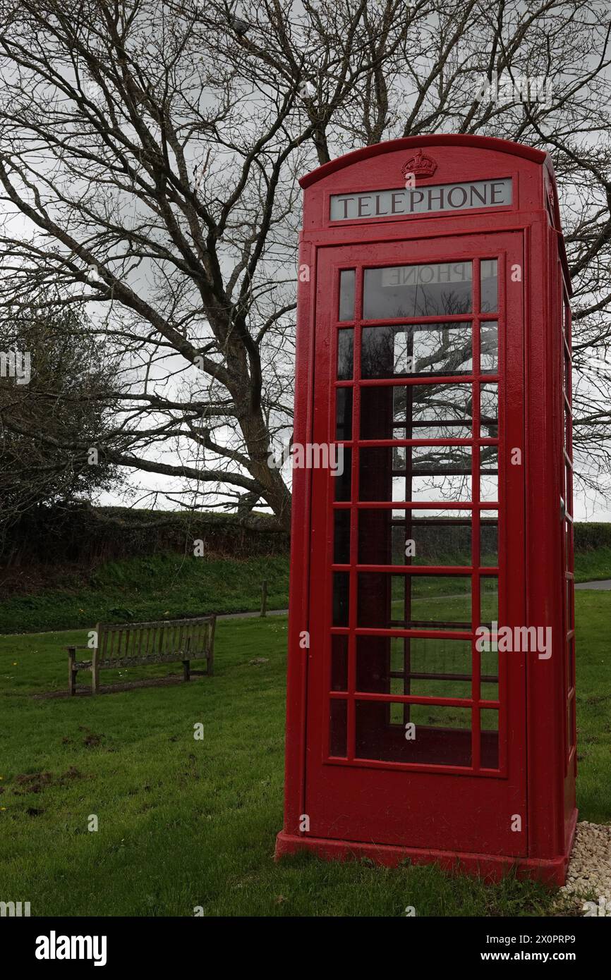 Village phonebox hi-res stock photography and images - Alamy