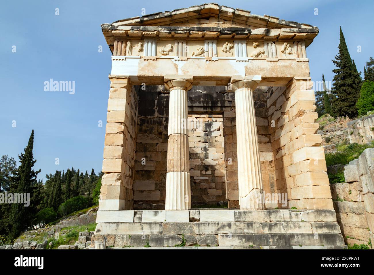 Famous ancient greek treasury hi-res stock photography and images - Alamy