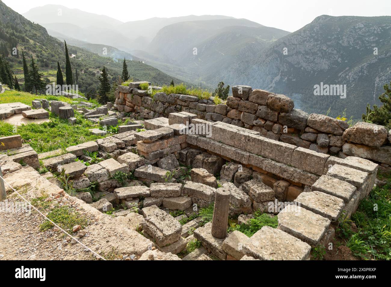 Ancient Delphi, Thessaly, Greece Stock Photo - Alamy