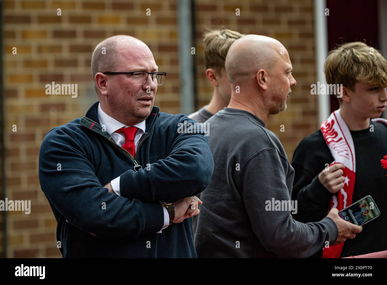 The City Ground, Nottingham, UK. 13th Apr, 2024. Premier League ...