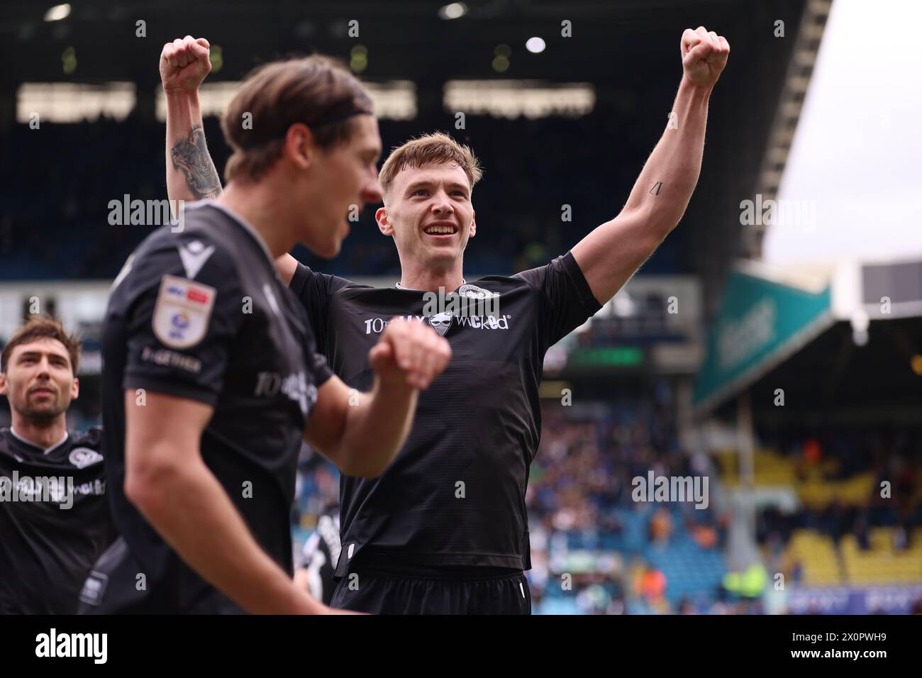 Blackburn rovers fans celebrate after match hi-res stock photography ...
