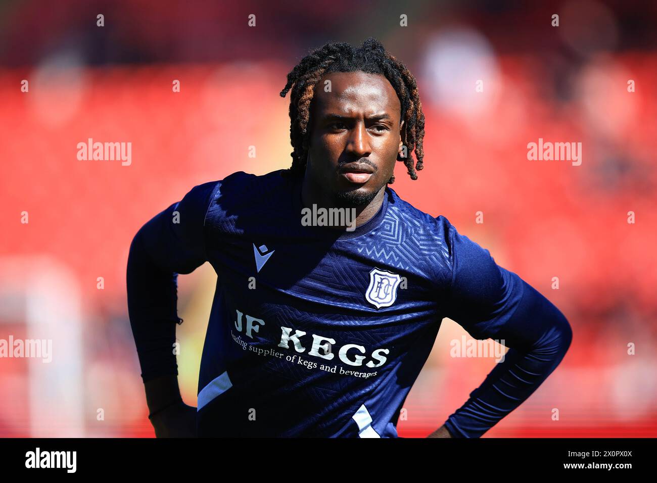 Pittodrie Stadium, Aberdeen, UK. 13th Apr, 2024. Scottish Premiership Football, Aberdeen versus ...