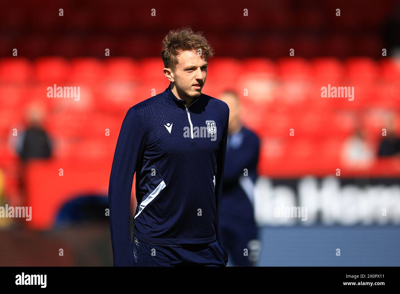 Pittodrie Stadium, Aberdeen, UK. 13th Apr, 2024. Scottish Premiership Football, Aberdeen versus ...