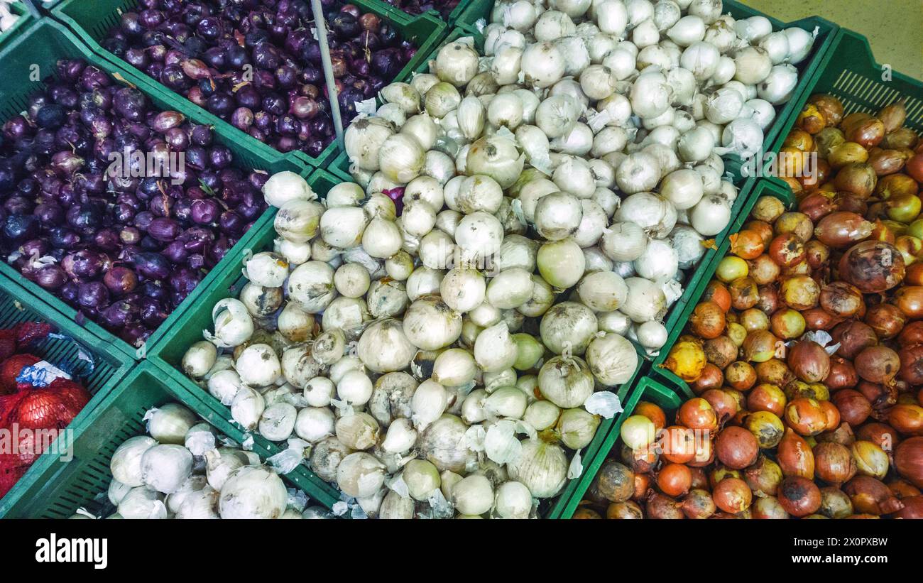 Assorted onions hi-res stock photography and images - Alamy