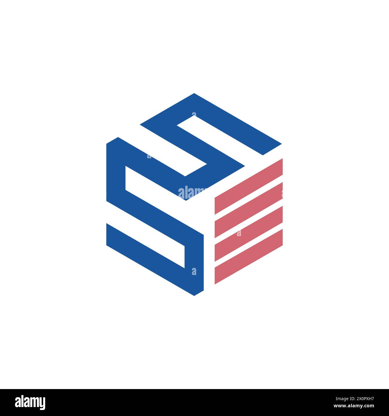 Letter s for self storage logo design template vector image. S letter ...