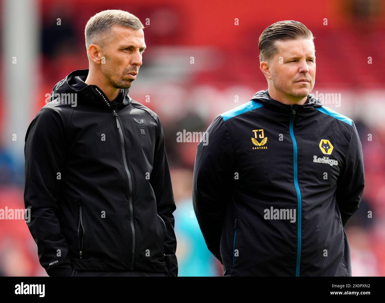Wolverhampton Wanderers manager Gary O'Neil with assistant head coach ...