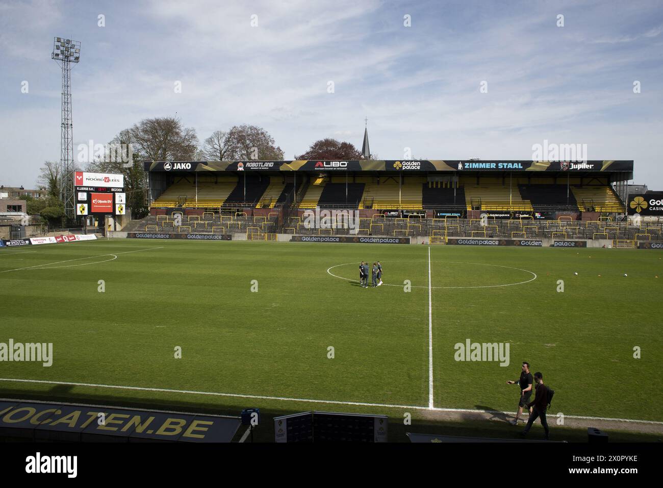 Lier, Belgium. 13th Apr, 2024. Lierse's Het Lisp stadium pictured ...