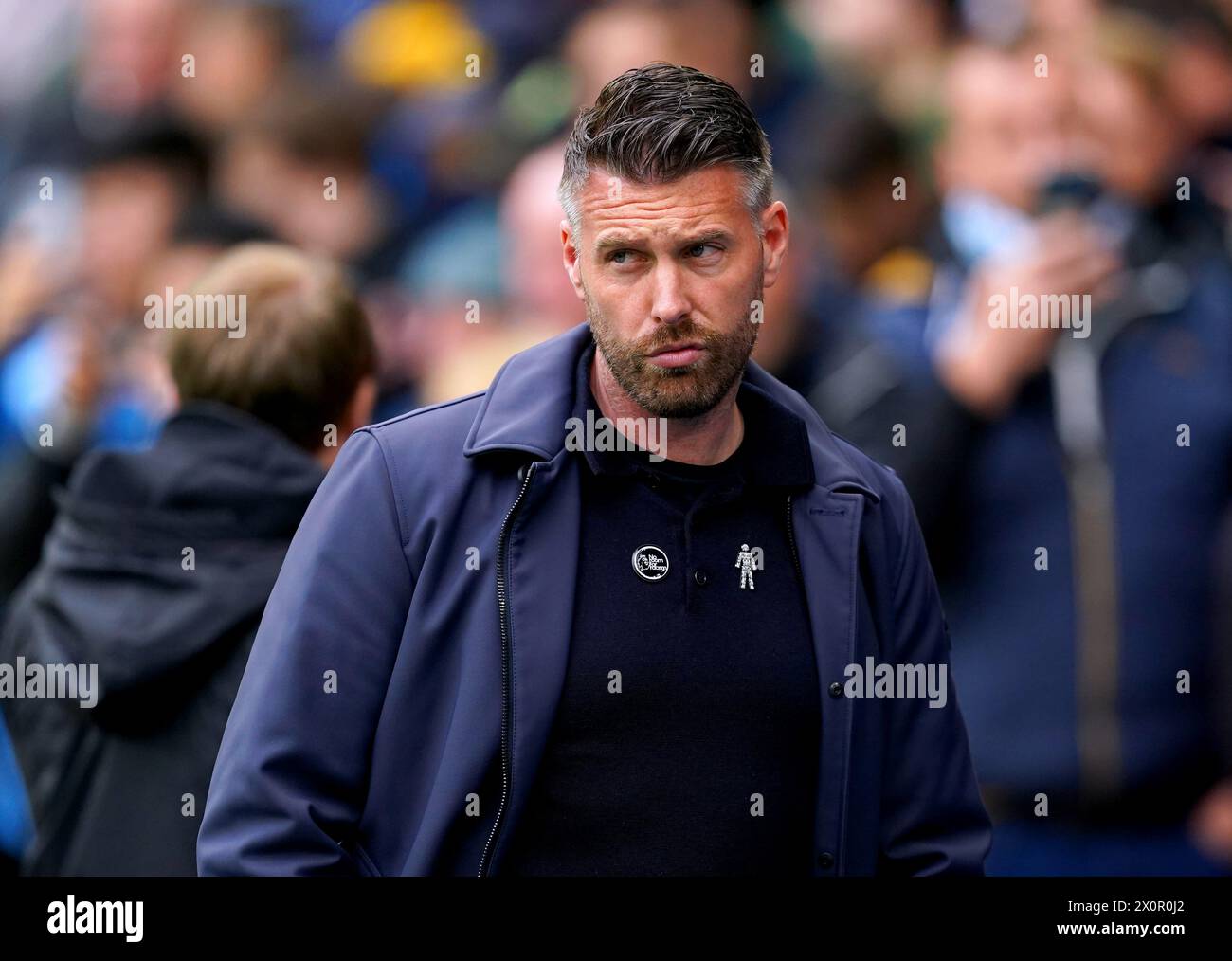 Luton Town manager Rob Edwards ahead of the Premier League match at the ...