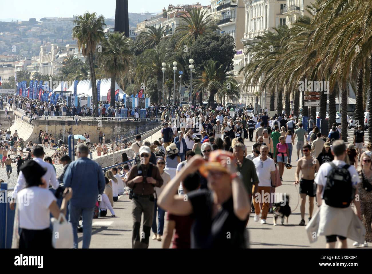 Nice, France. 13th Apr, 2024. © PHOTOPQR/NICE MATIN/Cyril Dodergny ...