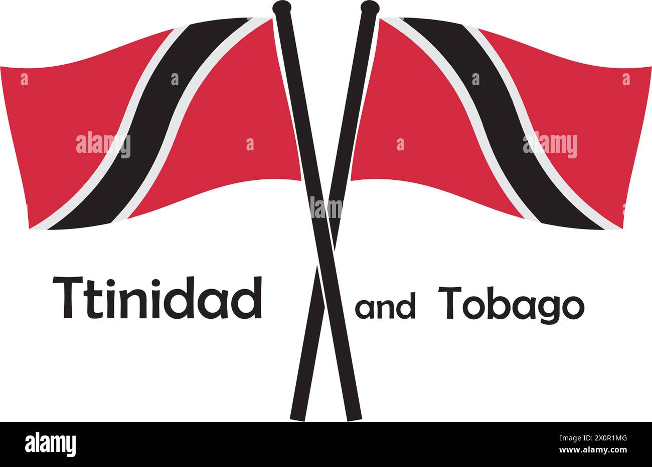 Trinidad and Tobago flag vector isolated on white background Stock Vector Image & Art - Alamy