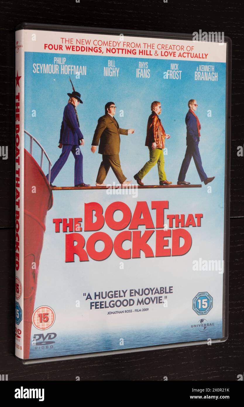 The Boat that Rocked DVD Case, United Kingdom Stock Photo - Alamy