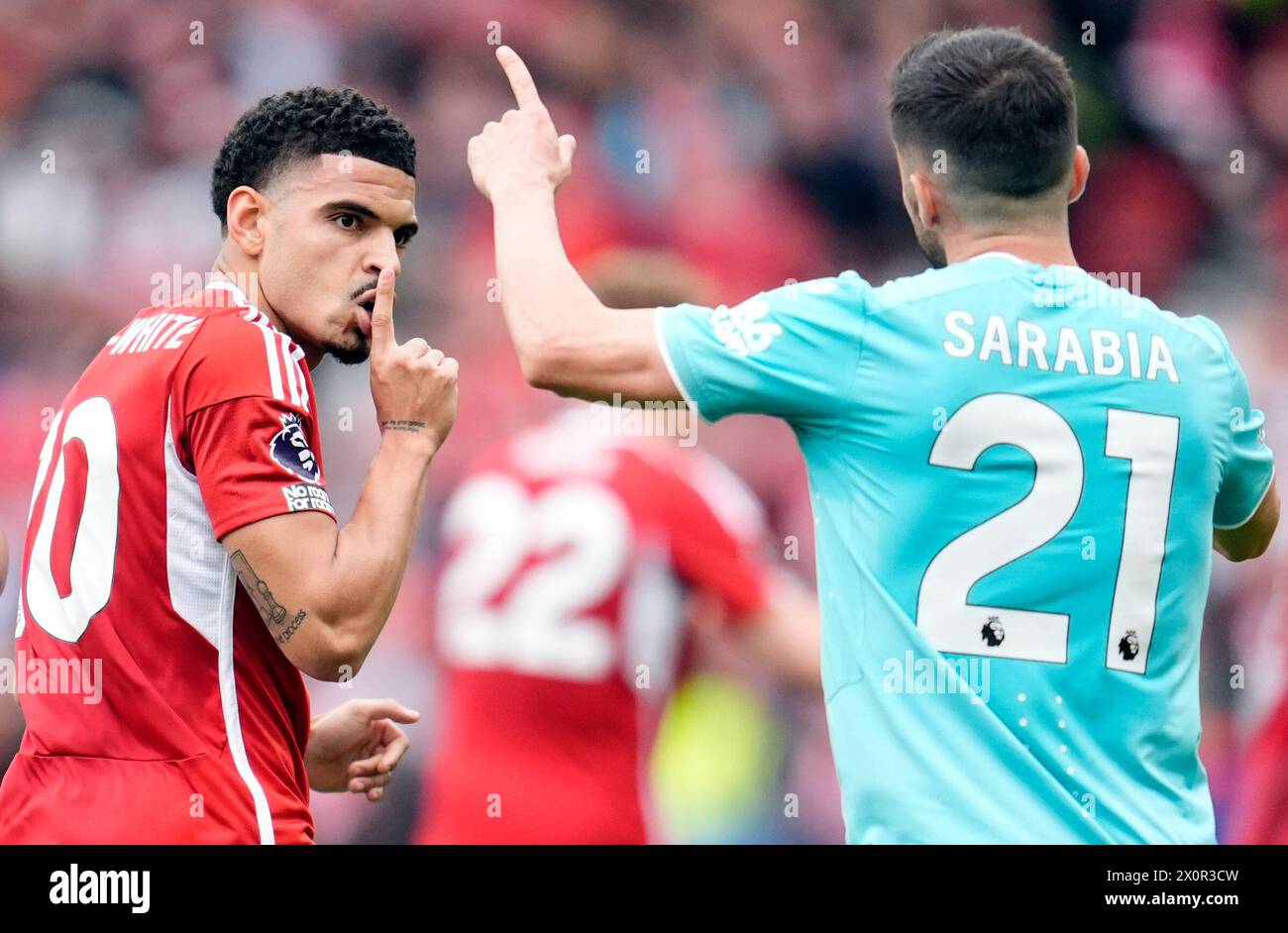 Nottingham Forest's Morgan Gibbs-White celebrates his sides first goal ...