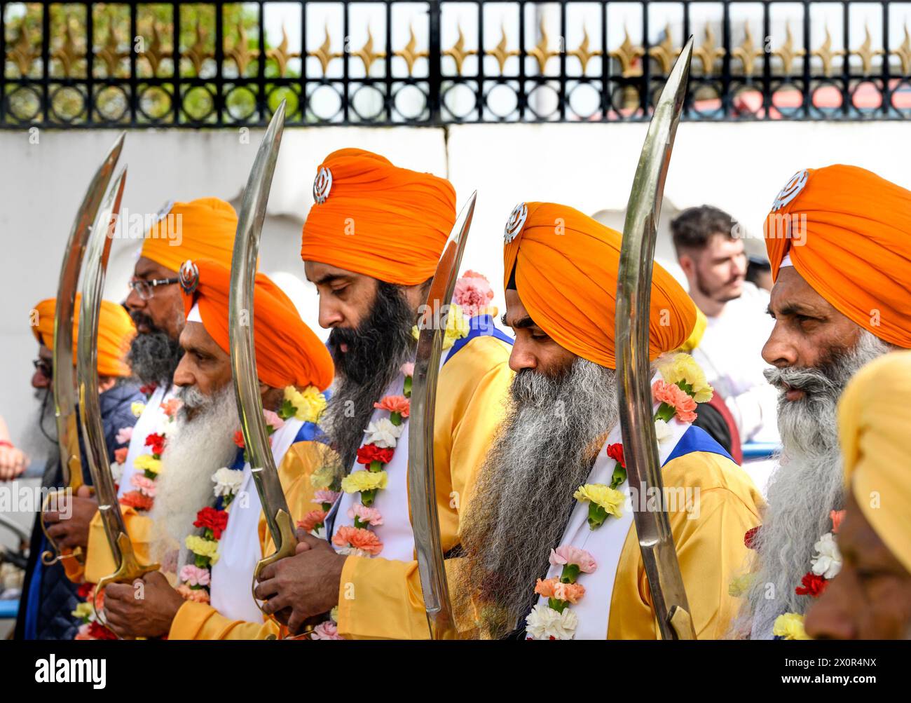 Gravesend, Kent, UK. 13th April. The town's large Sikh community ...