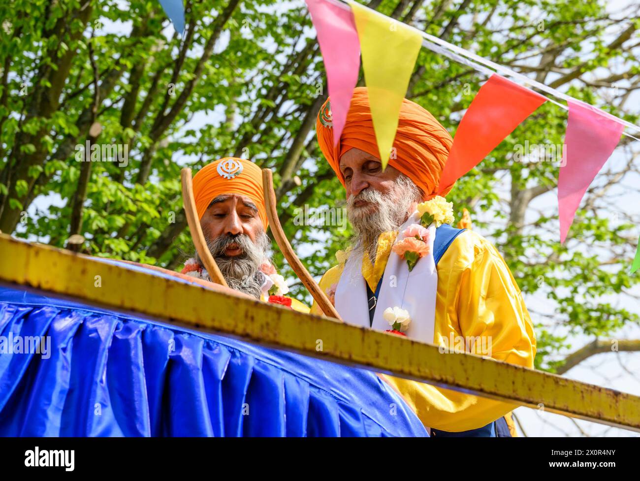 Gravesend, Kent, UK. 13th April. The town's large Sikh community ...
