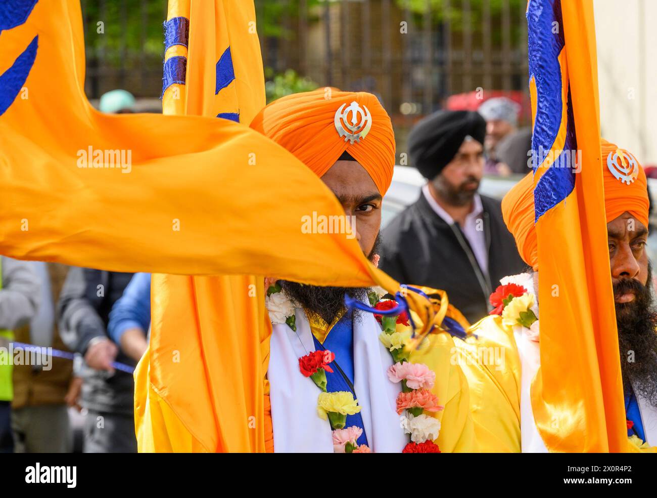 Gravesend, Kent, UK. 13th April. The town's large Sikh community ...