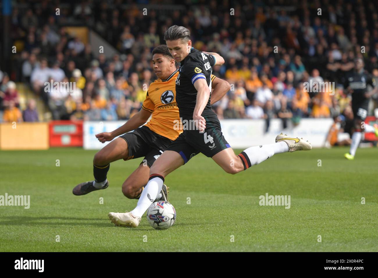 Cambridge, England. 13th Apr 2024. George Dobson of Charlton Athletic ...