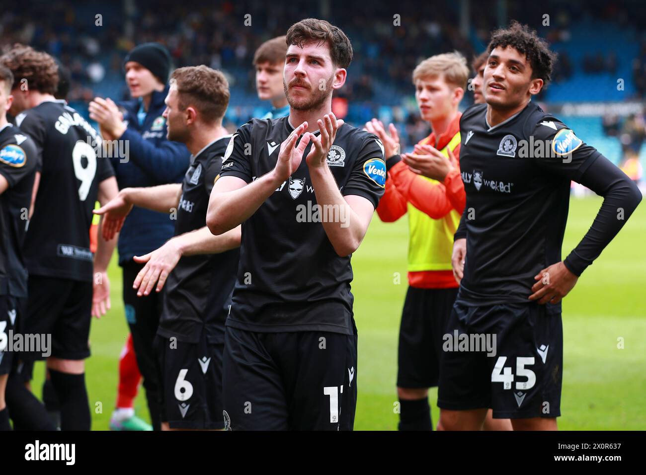 Leeds, UK. 13th Apr, 2024. Joe Rankin-Costello of Blackburn Rovers ...