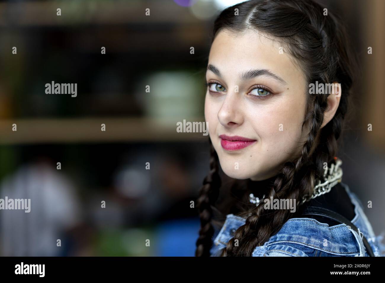 AMSTERDAM - Tali (Golergant) from Luxembourg during a press afternoon ...