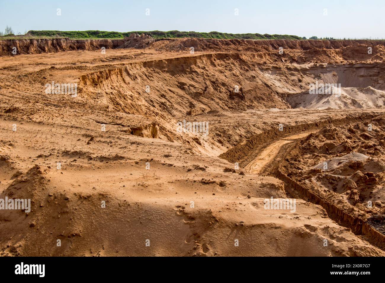 Industrial quarry extraction minerals equipment hi-res stock ...