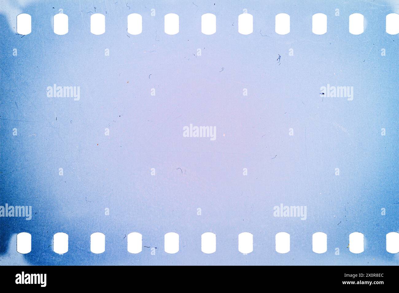 Dusty and grungy 35mm film texture or surface. Perforated scratched ...