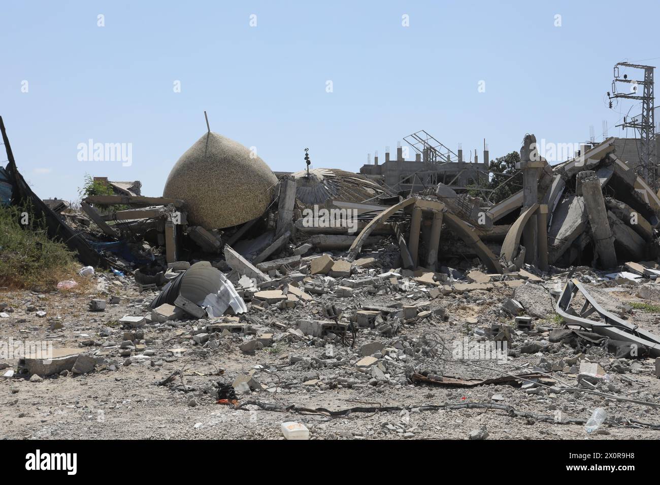 Khan Younis, Palestinian Territories. 13th Apr, 2024. General view of ...