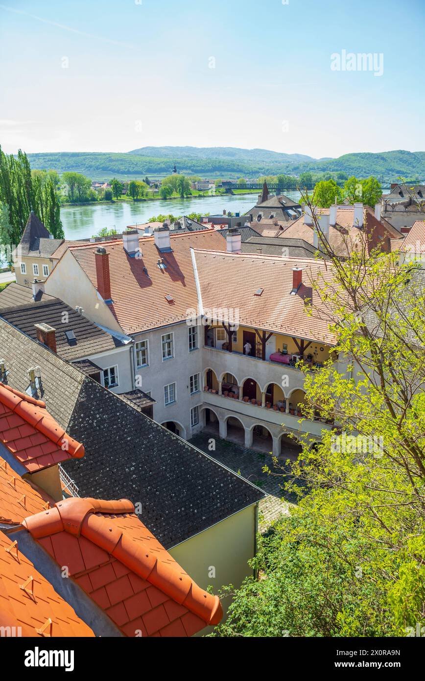 stein, austria, 13 april 2024, view of the old town *** stein ...