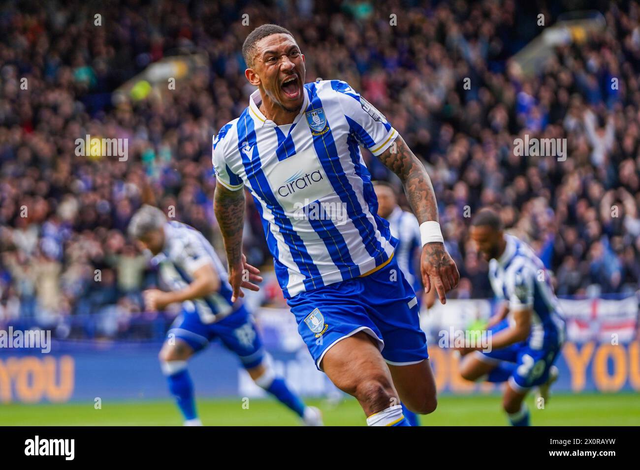 Sheffield, UK. 13th Apr, 2024. Sheffield Wednesday defender Liam Palmer ...