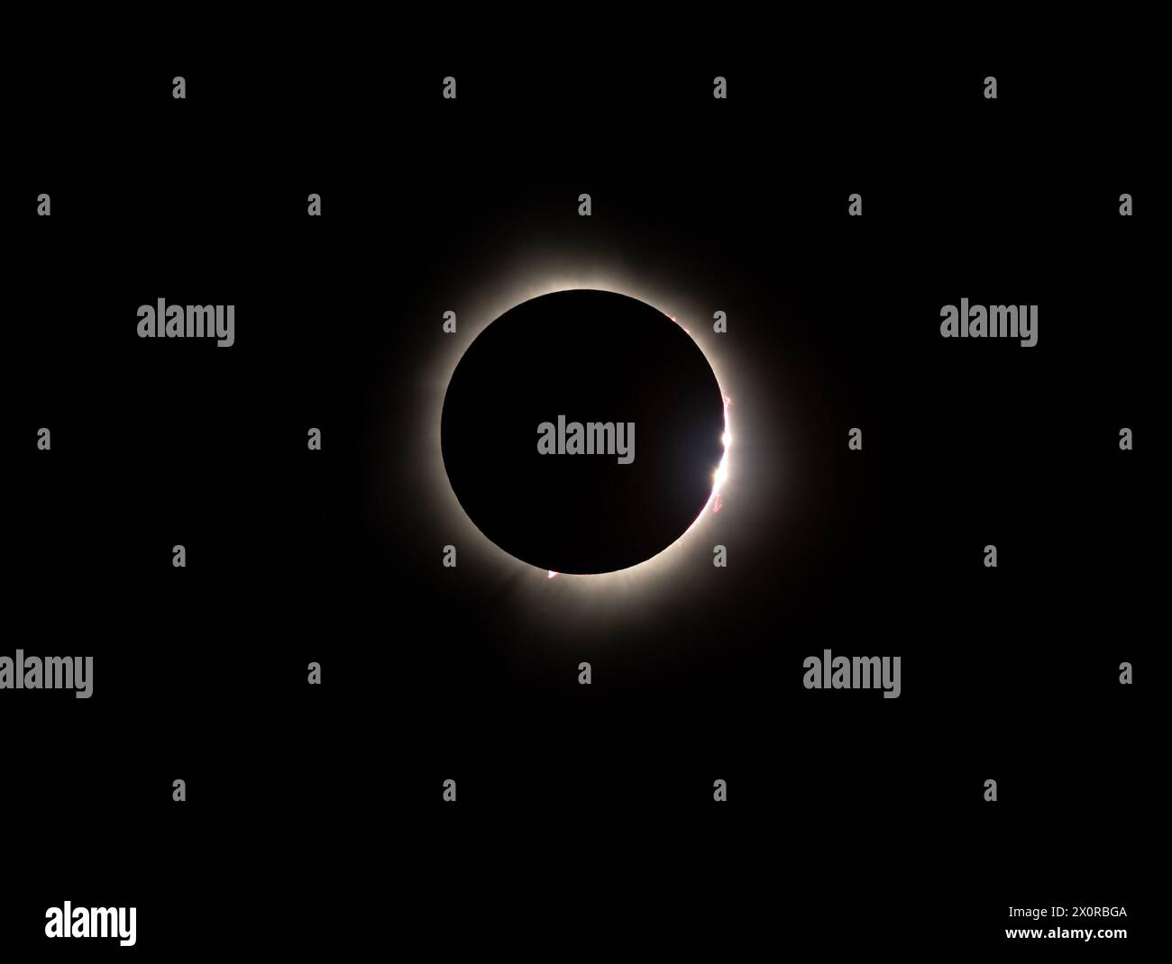 2024-04-08 - Total Solar Eclipse in Lancaster, Ontario, Canada Stock ...