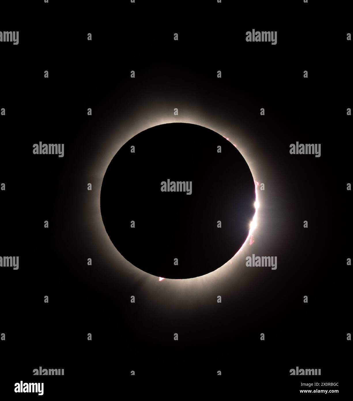 2024-04-08 - Total Solar Eclipse in Lancaster, Ontario, Canada Stock ...