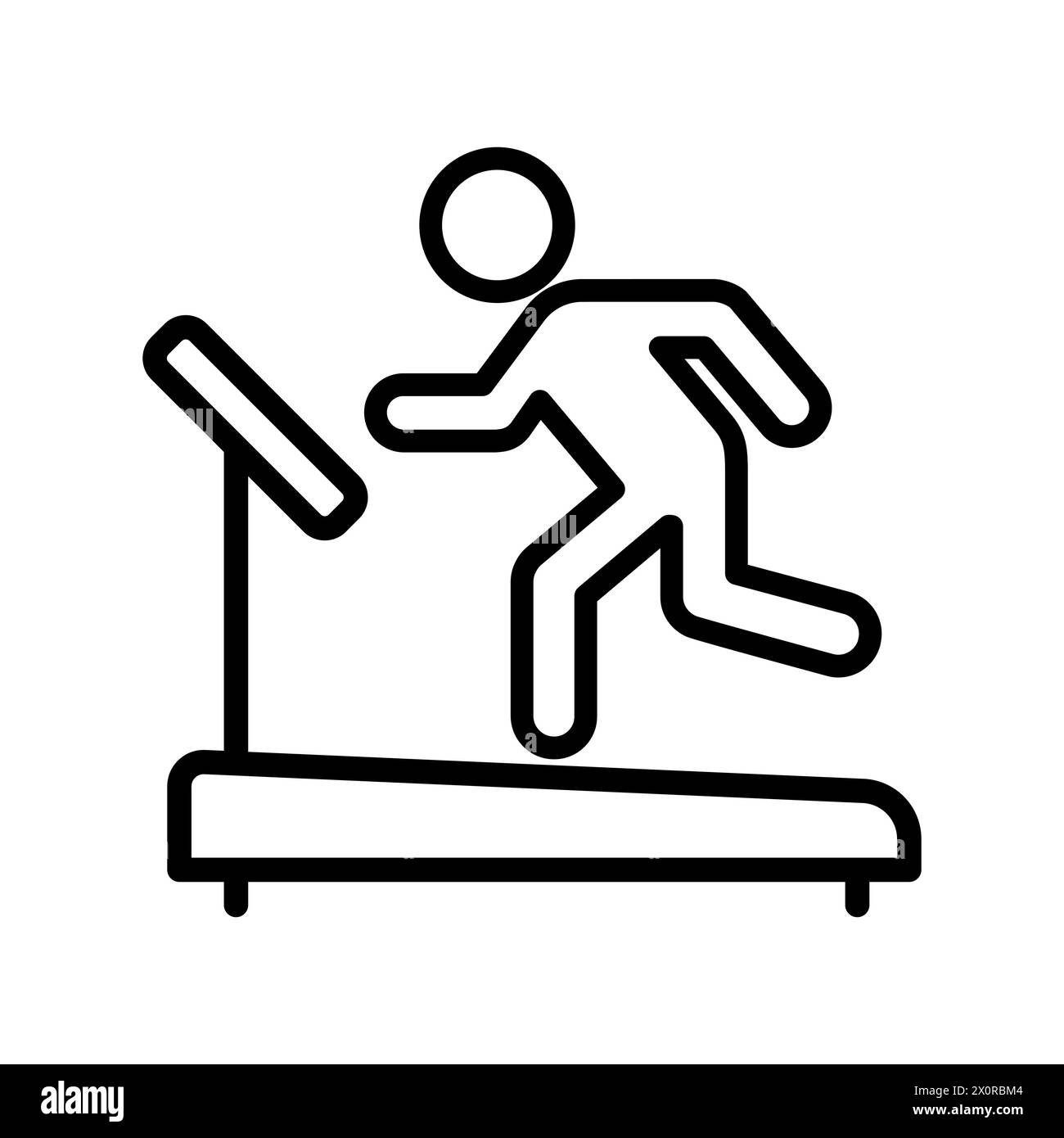 Treadmill logo hi-res stock photography and images - Alamy
