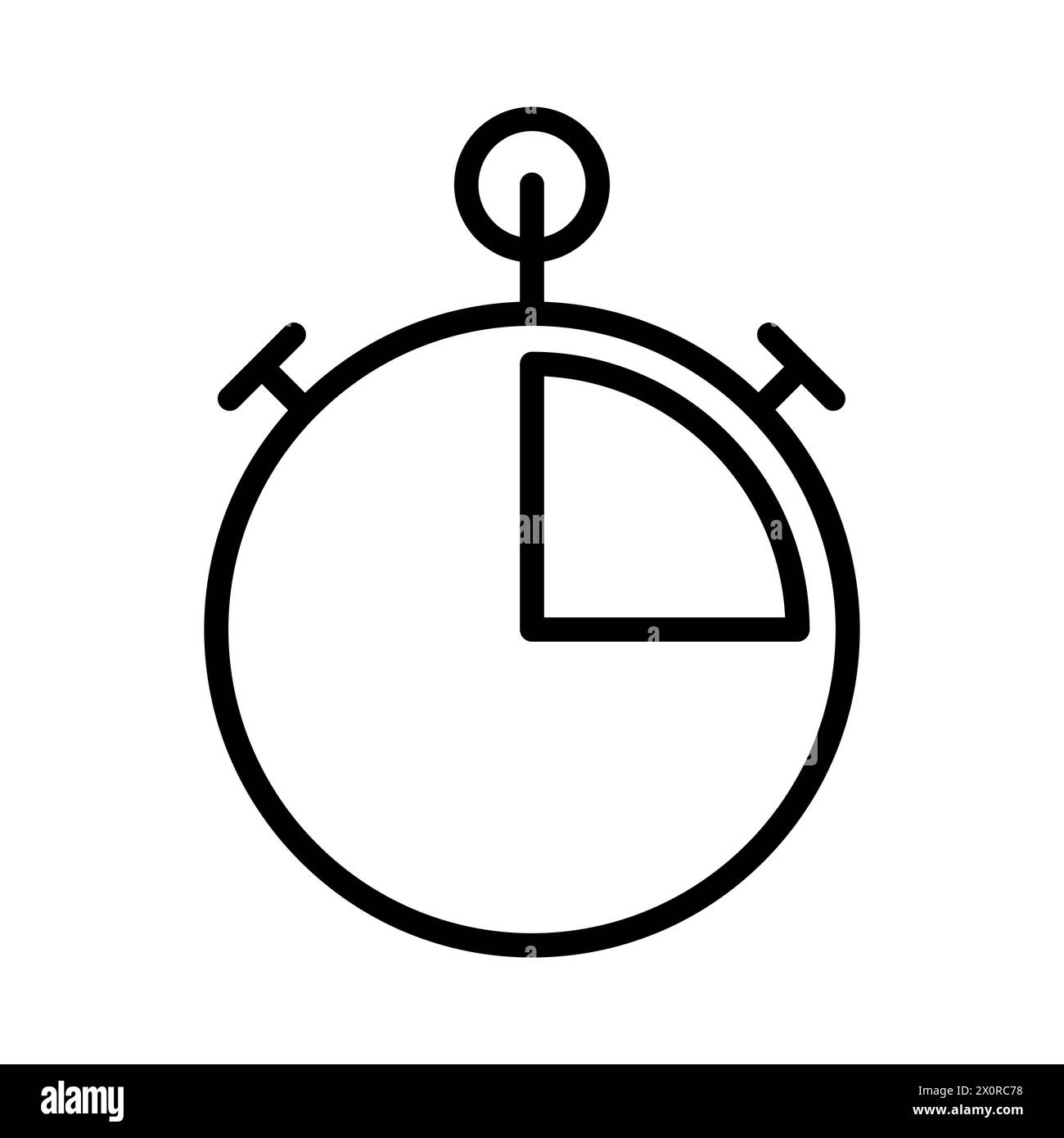 Outline timer hi-res stock photography and images - Alamy