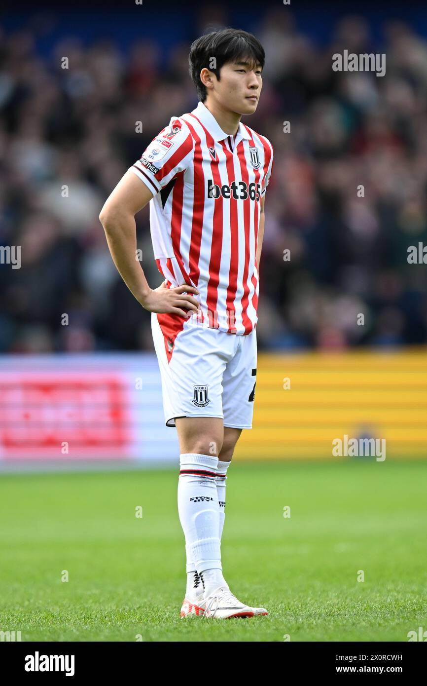 Bae Jun-Ho of Stoke City during the Sky Bet Championship match ...
