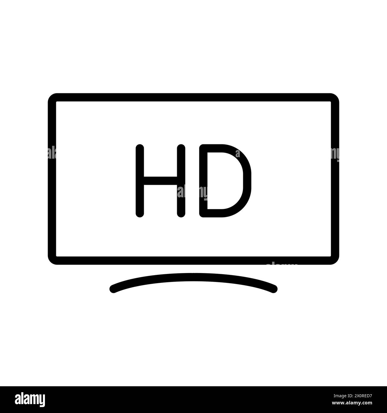 Tv outline vector icon isolated Stock Vector Image & Art - Alamy Tv outline vector icon isolated Stock Vector Image & Art - Alamy