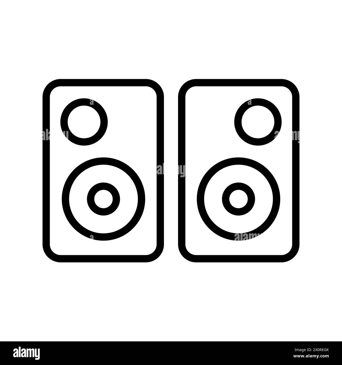 Speakers lineal hi-res stock photography and images - Alamy