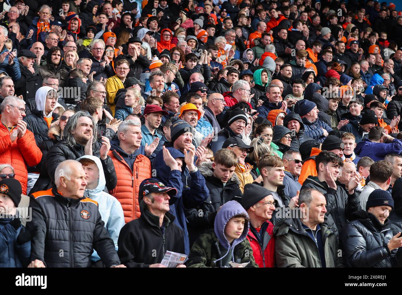 Blackpool fans during the Sky Bet League 1 match Carlisle United vs ...