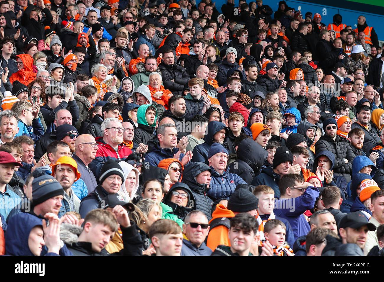 Blackpool fans during the Sky Bet League 1 match Carlisle United vs ...