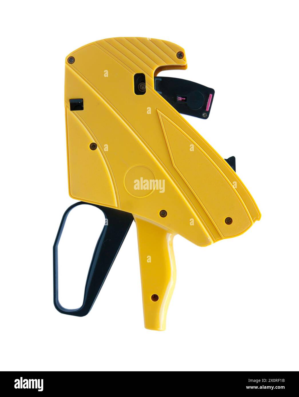 Sticker gun sticker yellow hi-res stock photography and images - Alamy