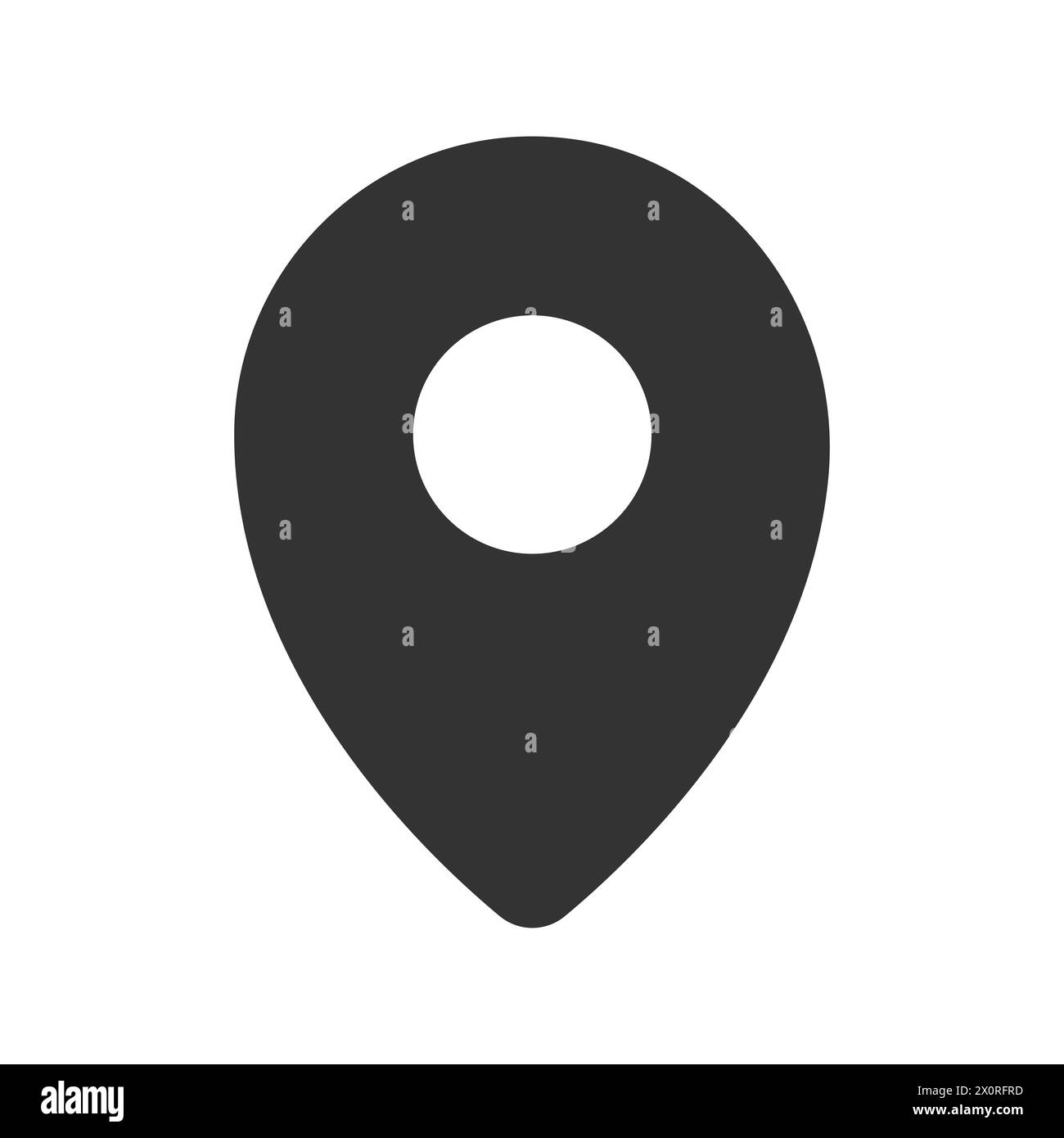 Map pointer metro sign icon hi-res stock photography and images - Alamy