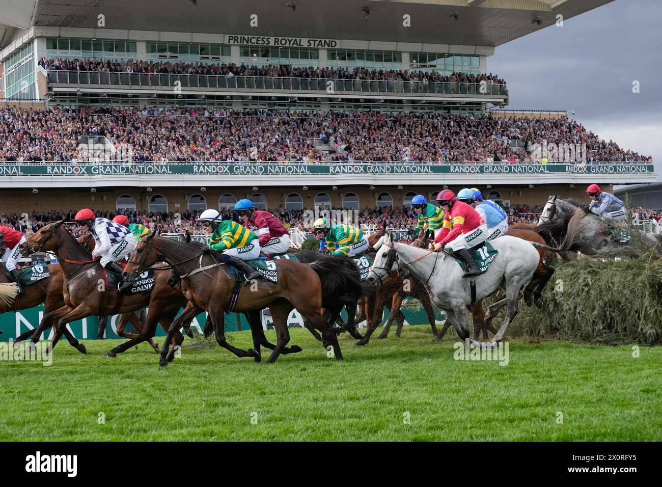 13th April 2024; Aintree Racecourse, Aintree, Merseyside, England: 2024 ...