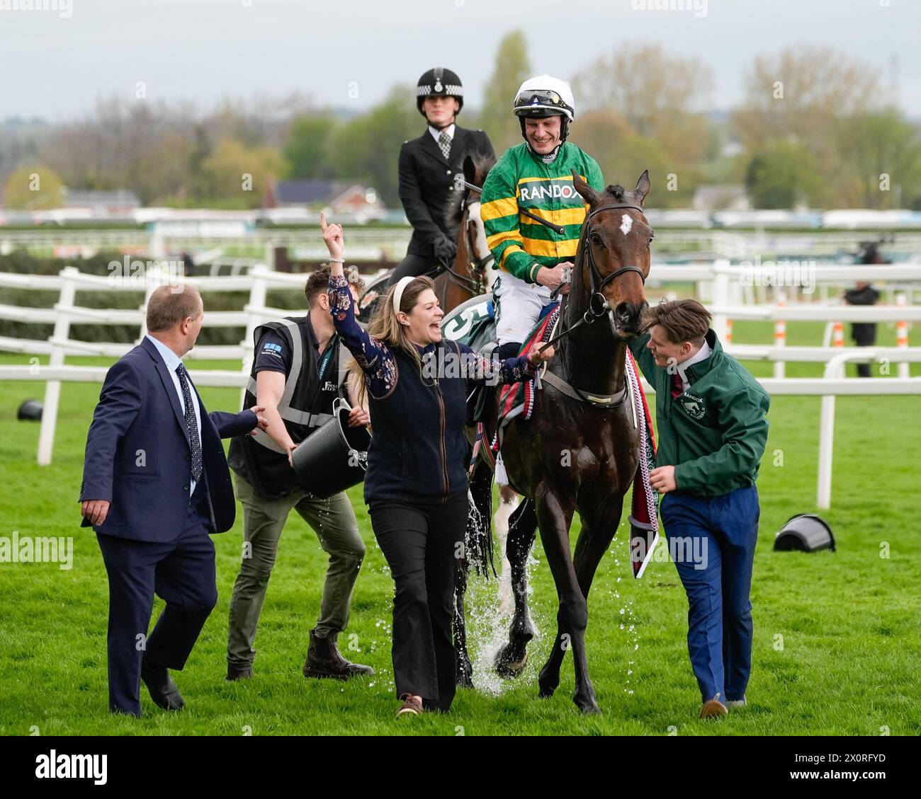 13th April 2024; Aintree Racecourse, Aintree, Merseyside, England: 2024 ...
