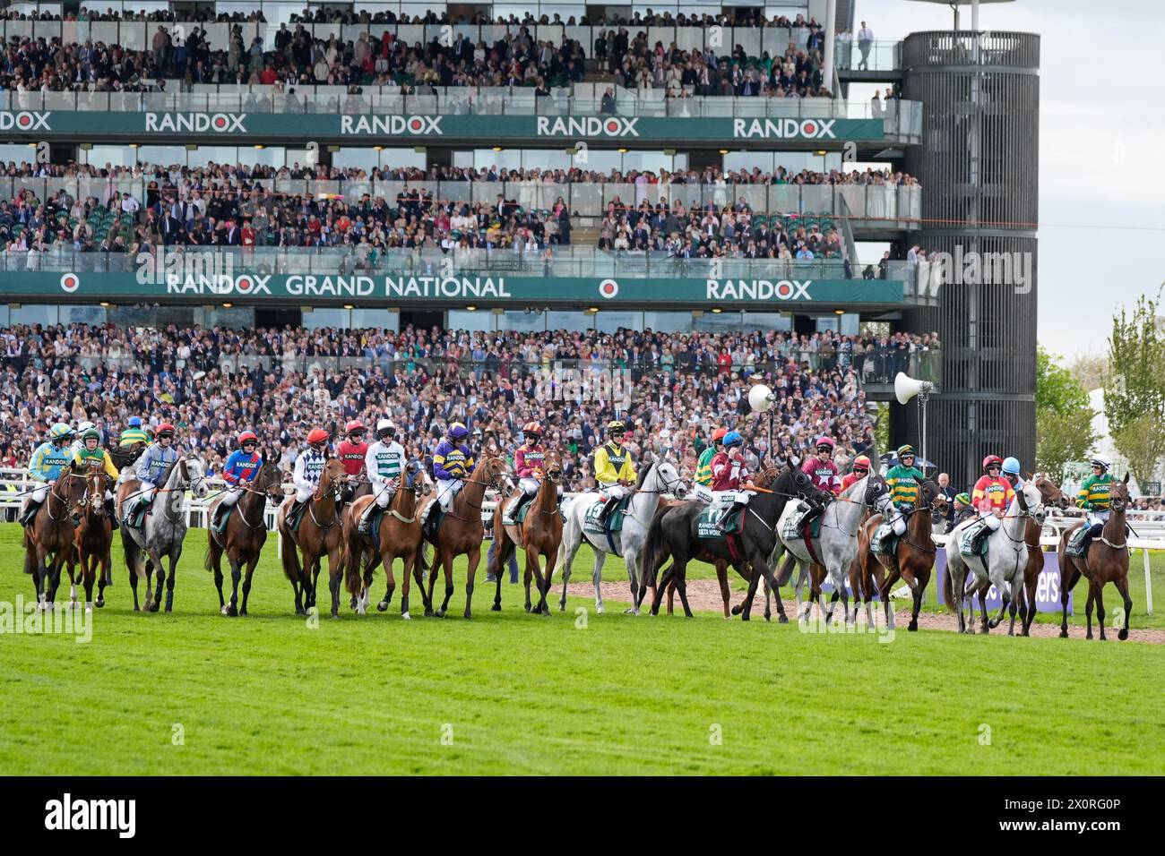 13th April 2024; Aintree Racecourse, Aintree, Merseyside, England: 2024 ...