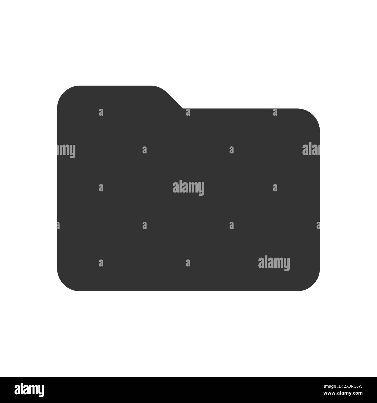 Documents folder icon vector Black and White Stock Photos & Images - Alamy