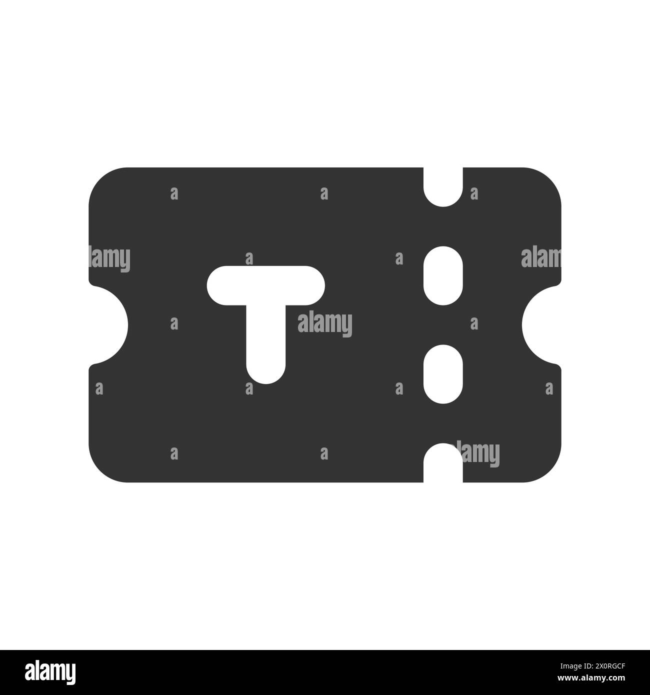 Soccer match ticket icon Stock Vector Images - Alamy