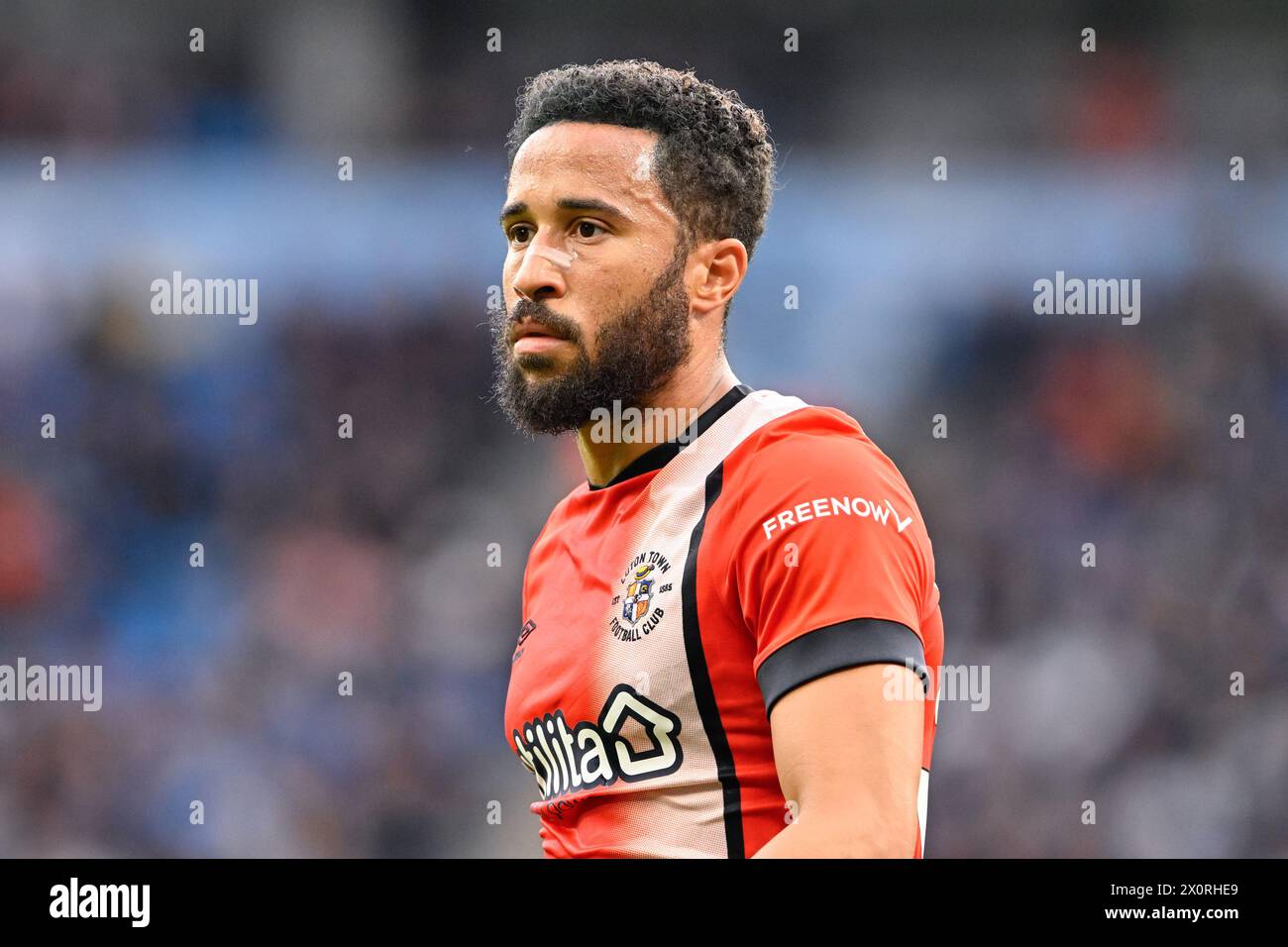 Manchester, UK. 13th Apr, 2024. Andros Townsend of Luton Town, during ...