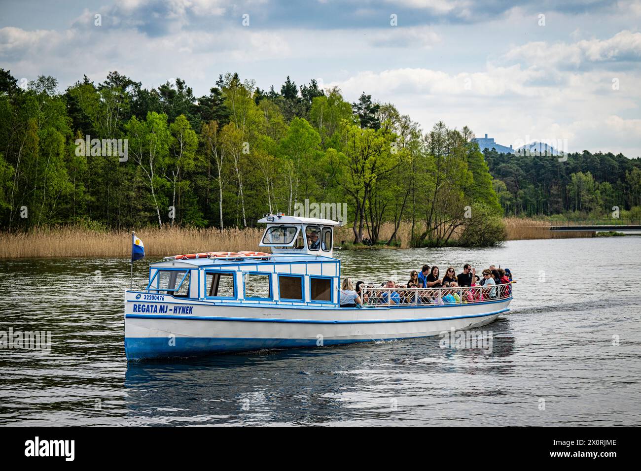 Doksy, Czech Republic. 13th Apr, 2024. Spring cruise of the boat on ...