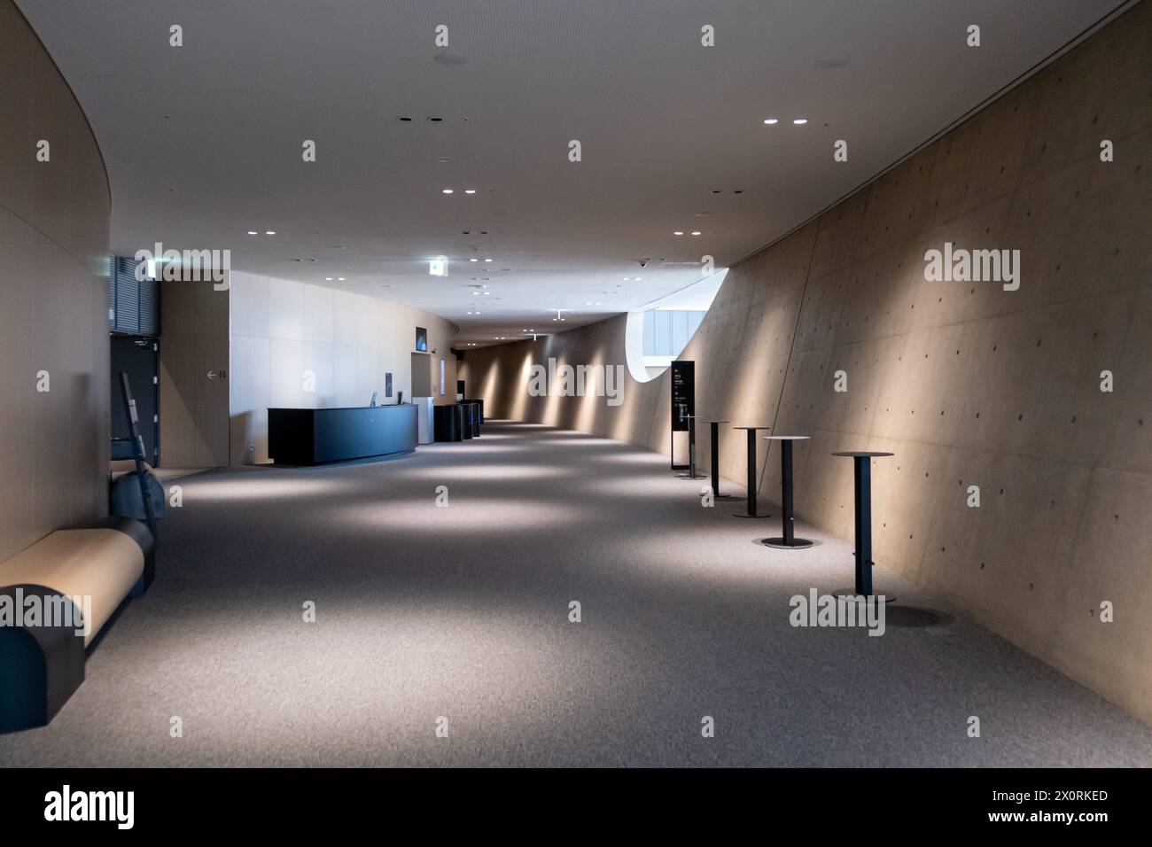 Seoul, South Korea - 21 March 2024: Interior view of LG Arts Center. It ...