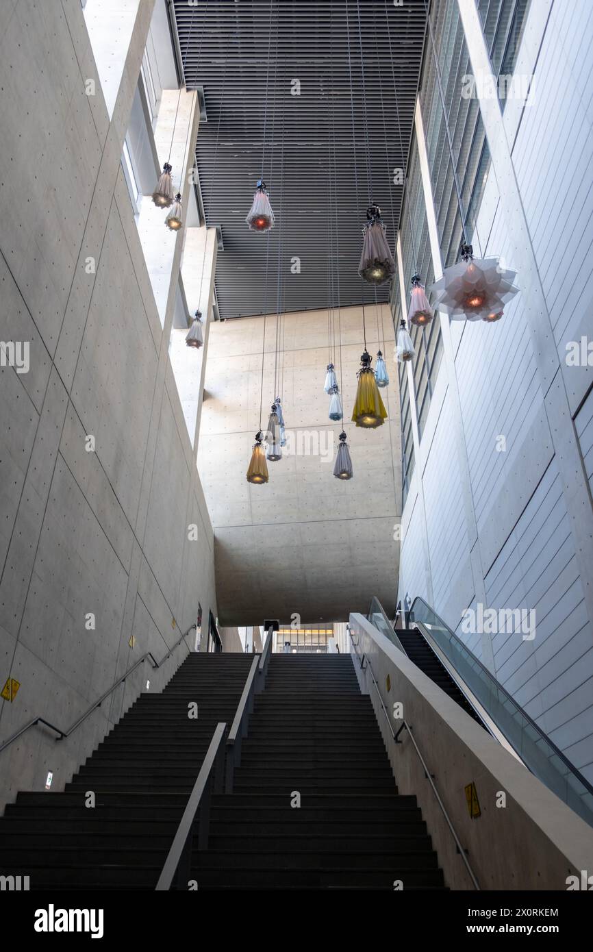 Seoul, South Korea - 21 March 2024: Interior view of LG Arts Center. It ...