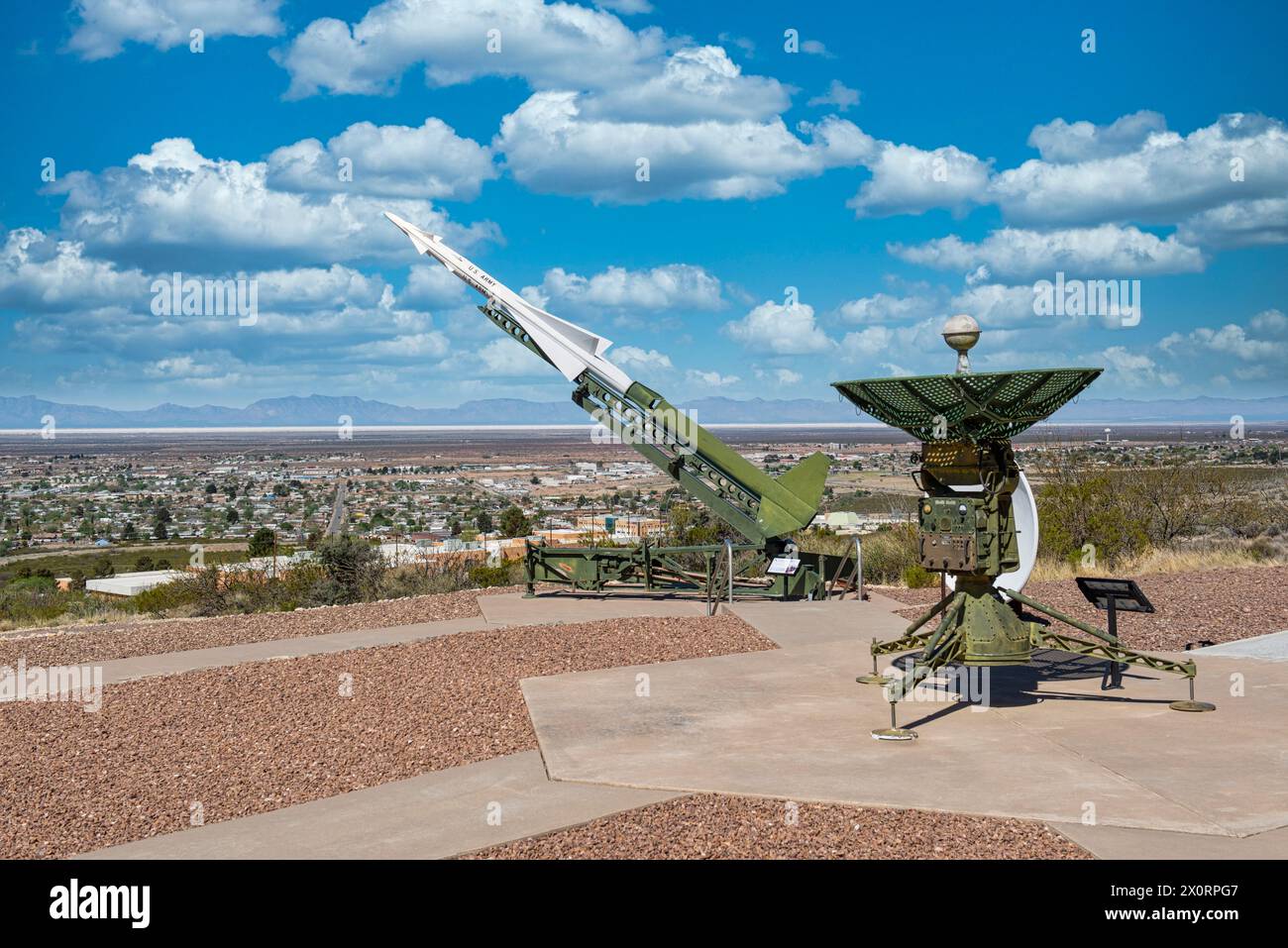 Ground to Air missile and Radar tracker at he Museum of Space History ...